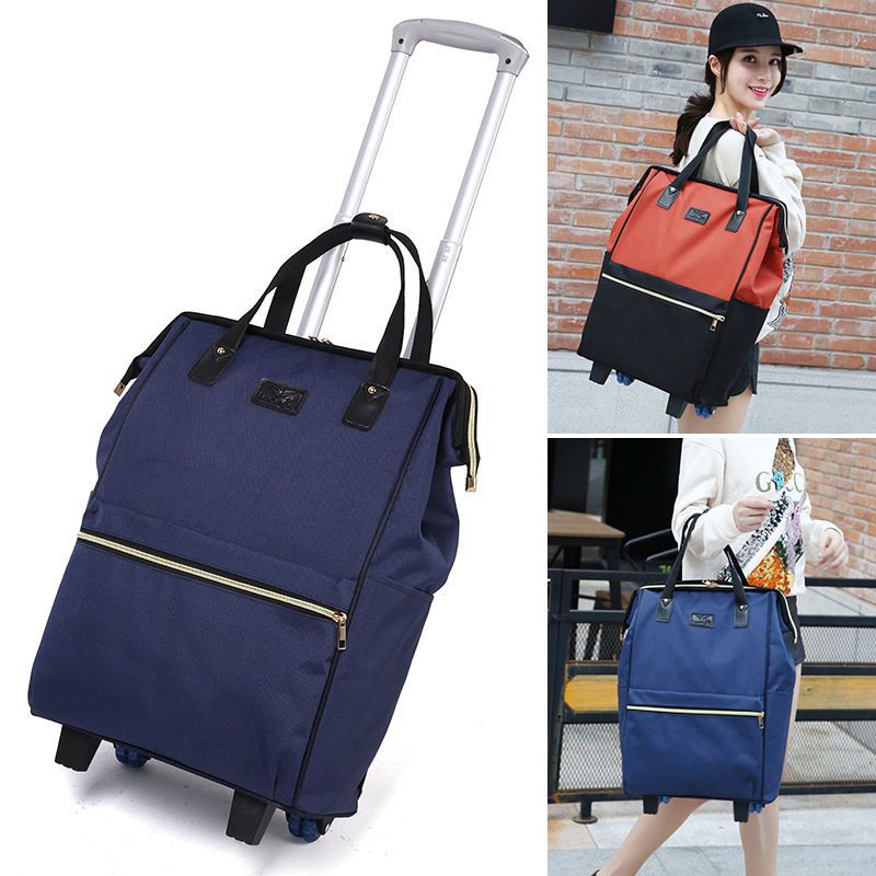 Trolley backpack backpack backpack shopping bag removable portable ...