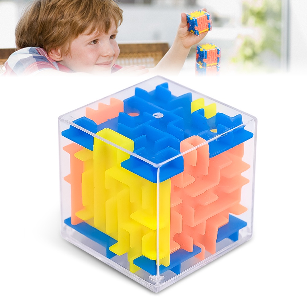 3D Maze Educational Toy/Mini Magic Cube Puzzle Toys/Six-sided ...
