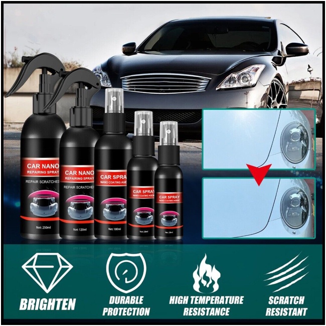 CI Car Scratch Removal Spray Glass Sealing Glaze Dustproof Quick Repair ...