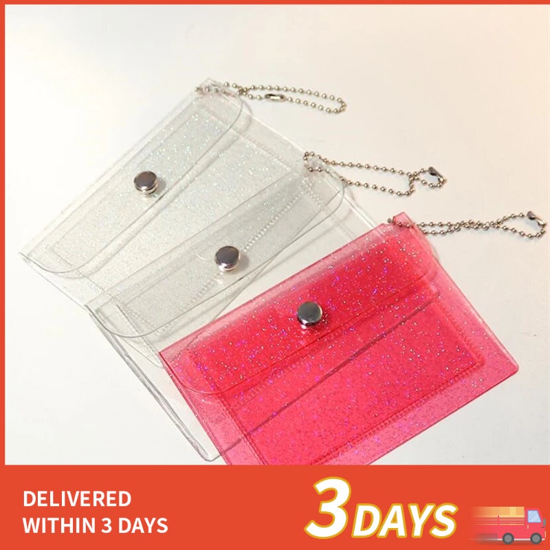 Women's Credit Card Holder/Transparent Waterproof Pvc Card Wallet/Girl ...