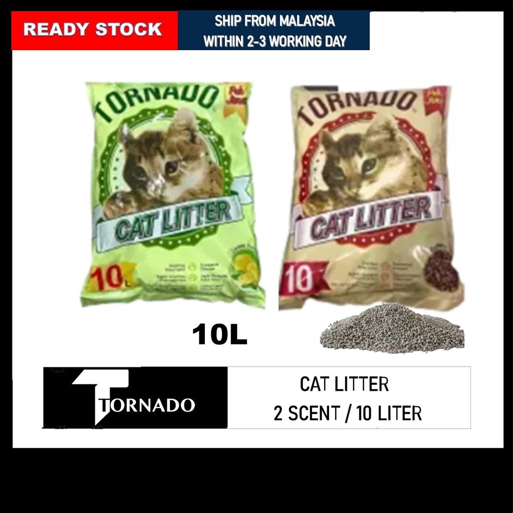 Tornado Sand Cat Tornado Cat Litter Sand 10L 7KG | Shopee Philippines
