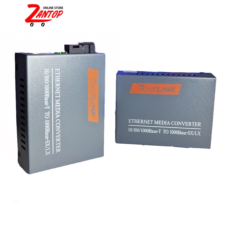 Media Converter Gigabit HTB-GS-03 A/B 1000Mbps Fiber Optical Single Mode Fiber Converter Switch ...