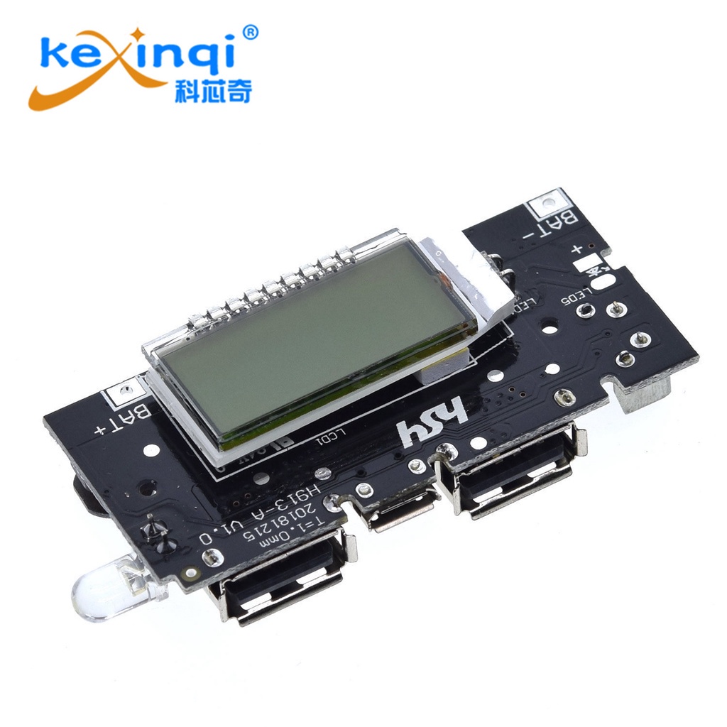 Dual USB 18650 Battery Charger PCB Power Module 5V 1A 2.1A Mobile Power Bank Accessories for ...