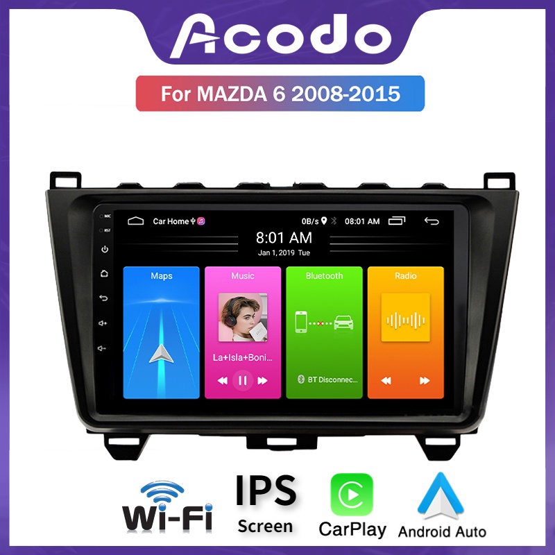 For Mazda 6 Ruiyi 2008-2015 Android Car Stereo Support Carplay Android ...