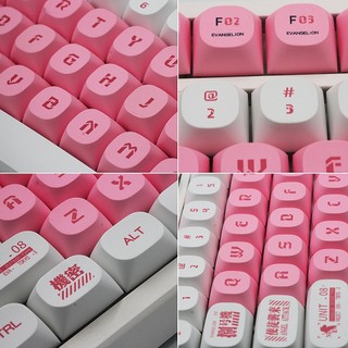 Neon Genesis Evangelion Keycaps 128 keys XDA Profile PBT EVA Keycap for ...
