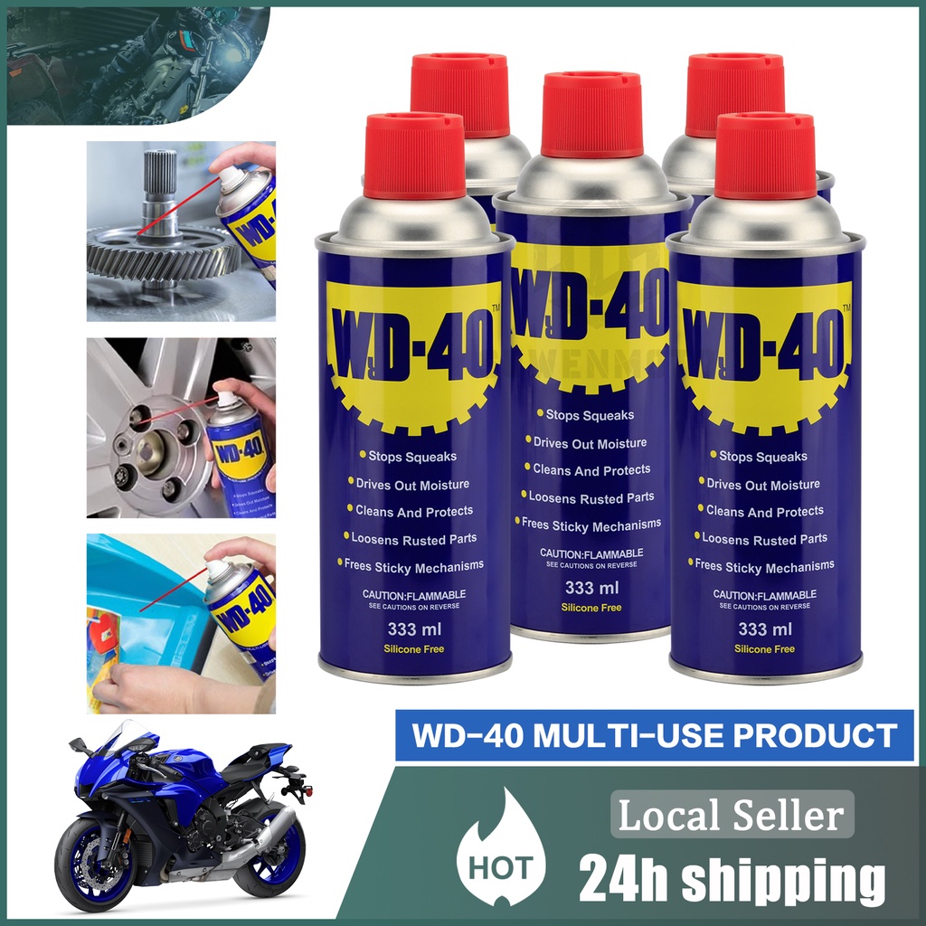 5 Bottle 333ML WD-40 Rust Remover Oil WD-40 Multi-Use Oil Multi-Purpose ...