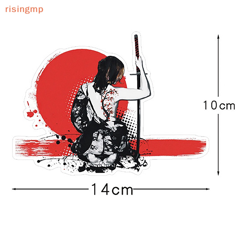 [risingmp] JAPAN Samurai Warrior Sticker Katana Decal Vinyl Car Bike ...