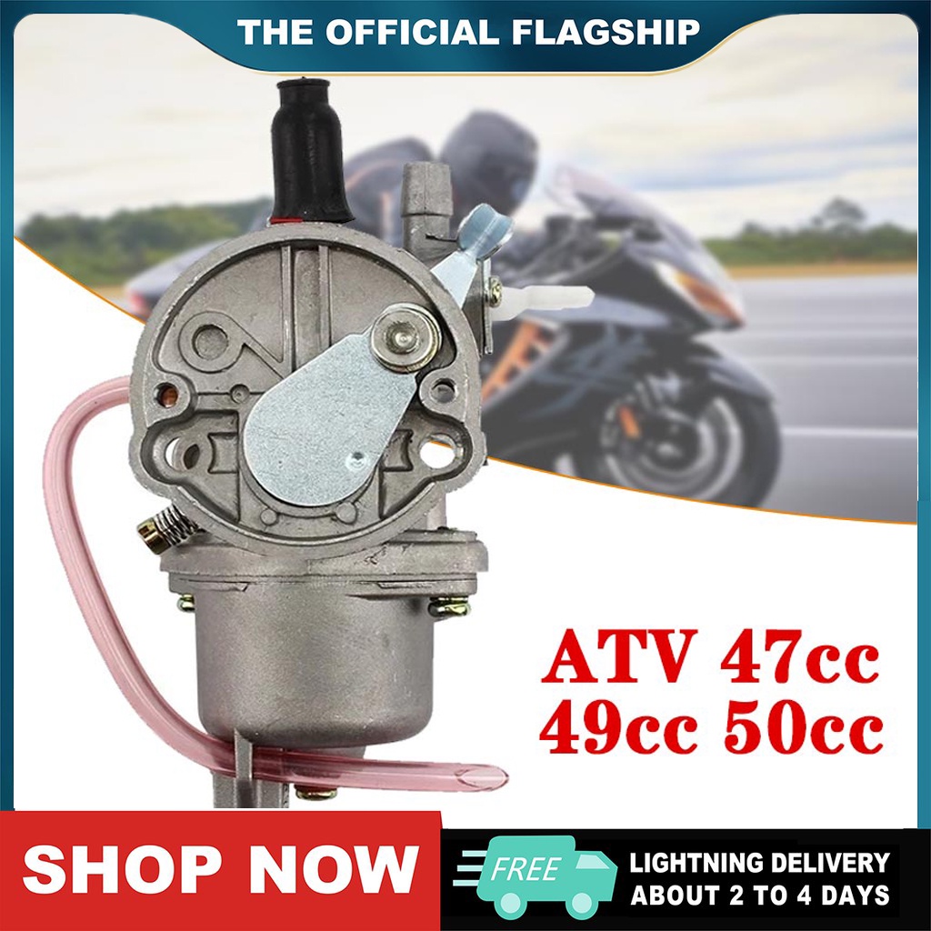 Carb Carburetor 47cc 49cc Engine Parts Pocket Dirt Bike Mini Moto ATV ...
