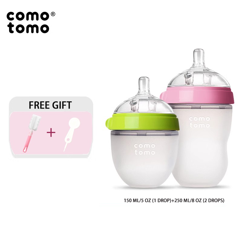 Feeding Bottle ComoTomo 150ML 250ML Baby Bottle Comotomo Nipple ...