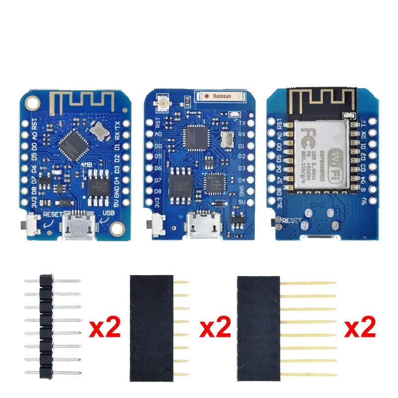 ESP8266 ESP-12 ESP-12F CH340G CH340 V2 USB WeMos D1 Mini PRO V3.0.0 ...