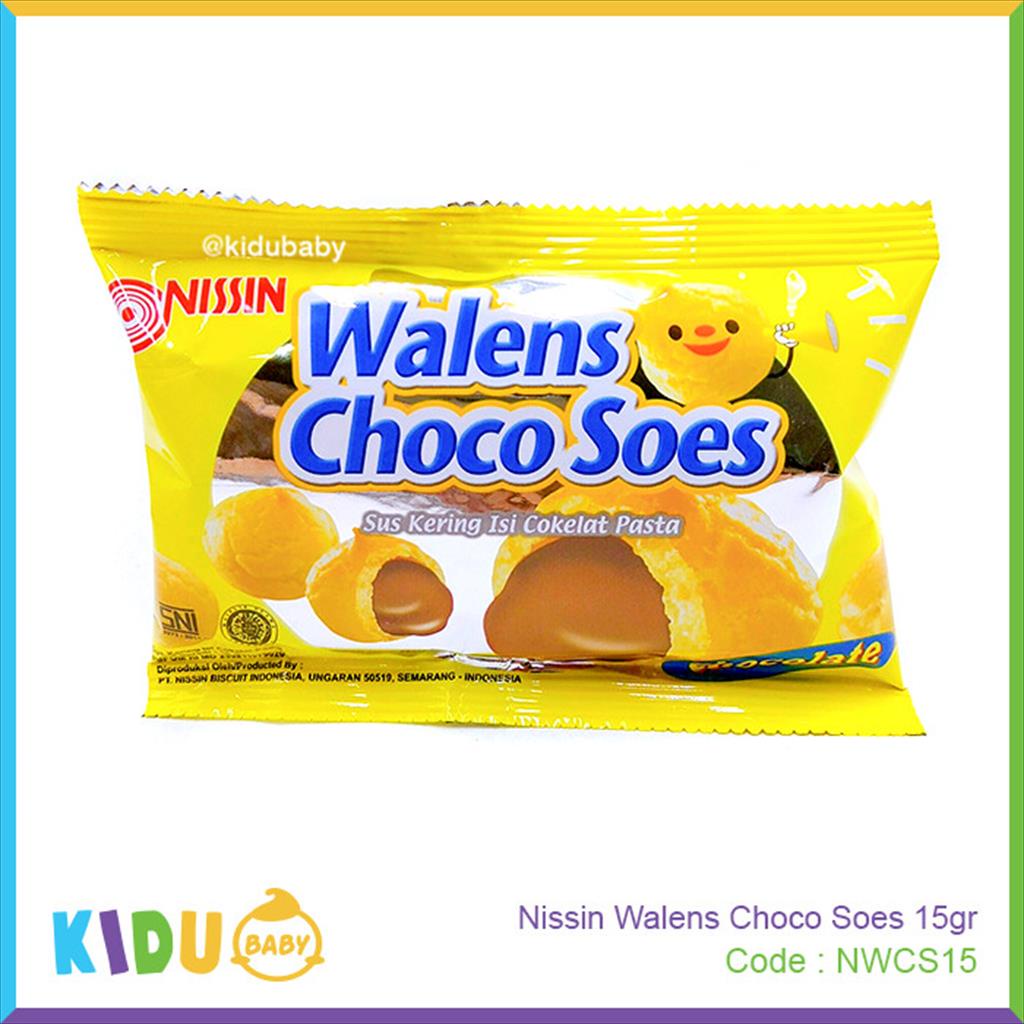 Nissin Walens Choco Soes 15gr Snack Biscuits / Kidu Baby | Shopee ...