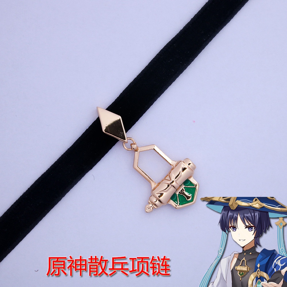 Wanderer Clavicular Chain Necklaces Genshin Impact Necklace for Women Female Choker Trend ...