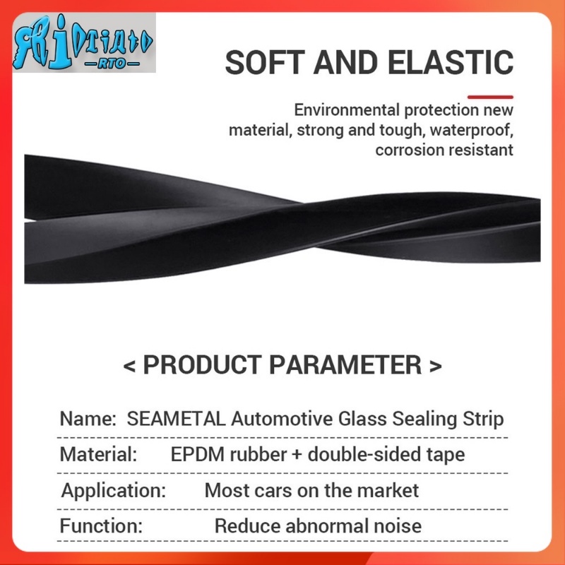 RTO Car Window Seal Strip V Shape Car Side Window Sealing Strip Auto ...