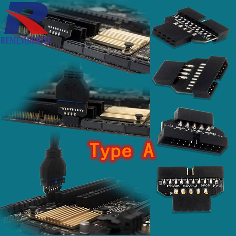 USB 3.0 20-Pin to USB 2.0 9-Pin Adapter Front Panel Converter for ...