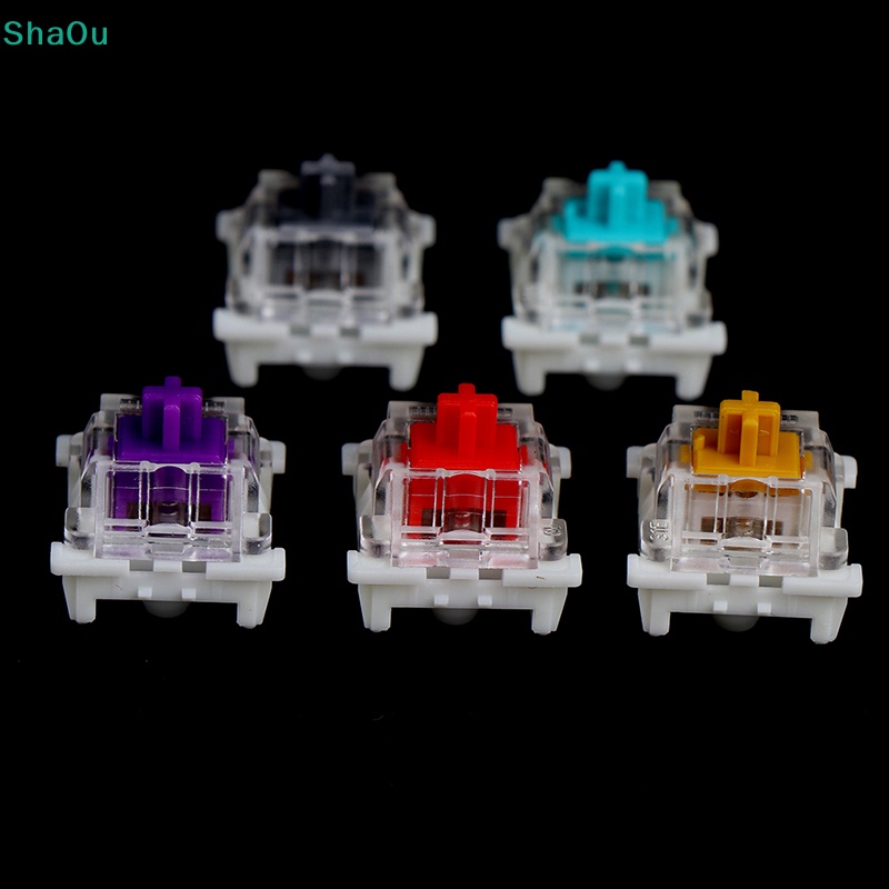 ShaOu 10Pcs/lot outemu mx switches 3 pin mechanical keyboard black blue ...