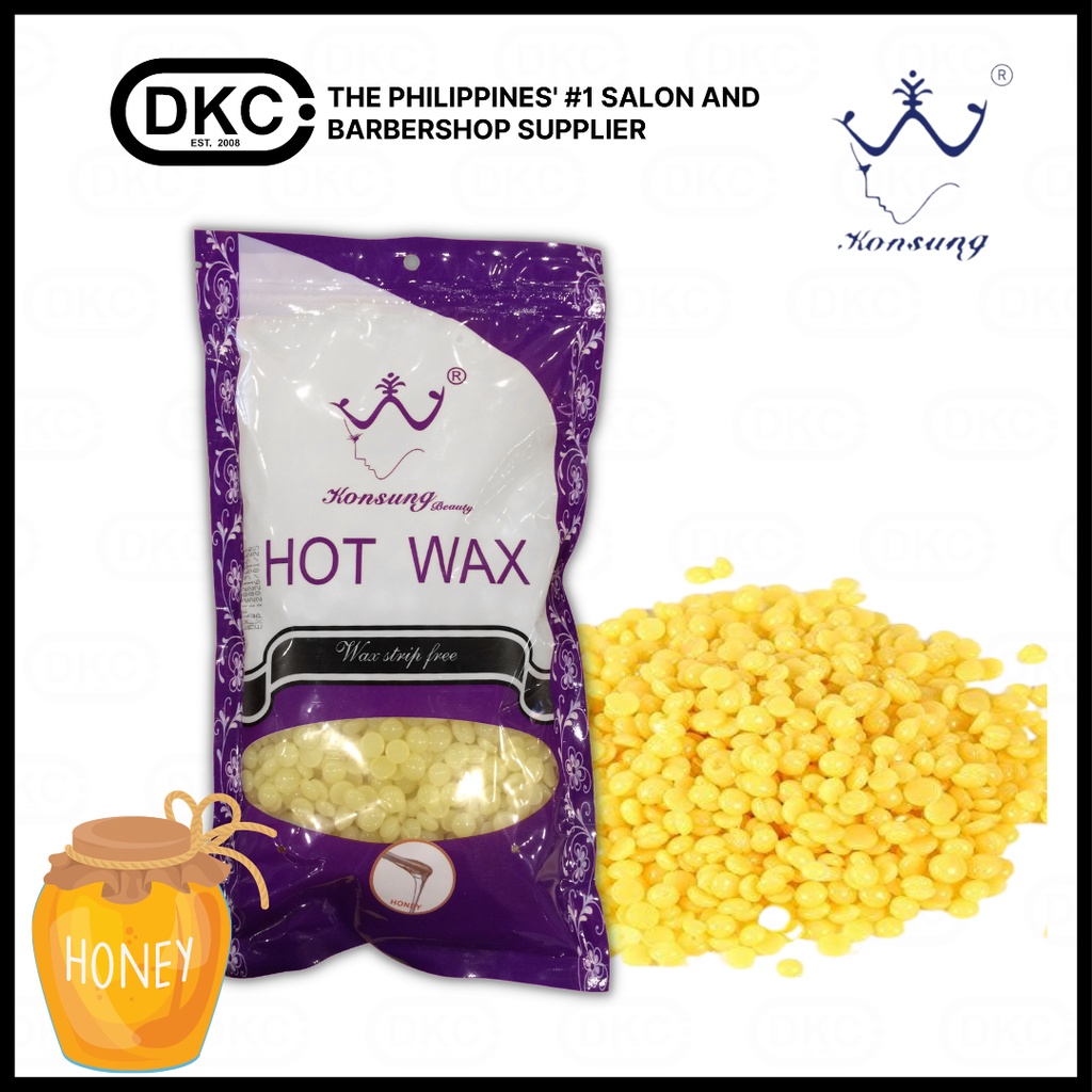 Konsung Beauty Hot Hard Hair Wax Beans Beads Pebble 100g Body Hair Removal Wax Strip Free -DKC ...
