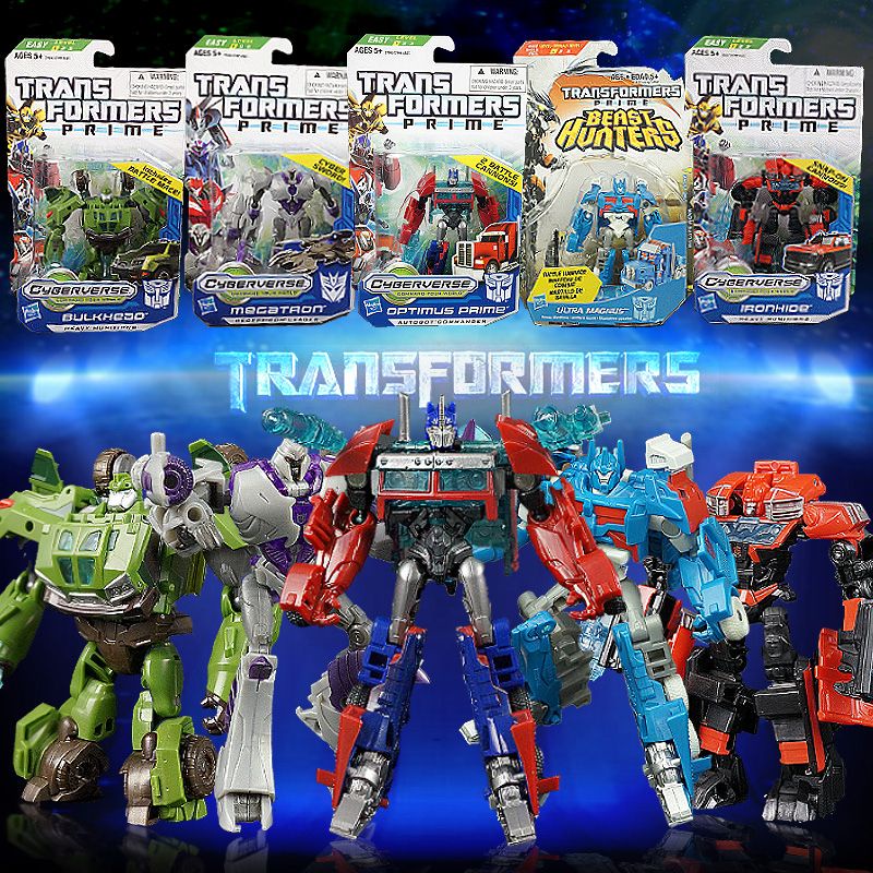 Transformers Prime Cyberverse TEOP Beast Hunters Deformation Robot Toys ...