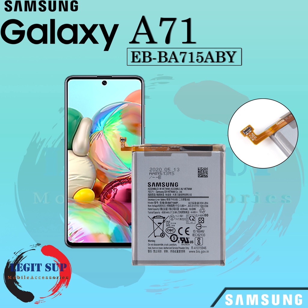 Samsung Galaxy A71 Battery Model: EB-BA715ABY 4500mAh | Shopee Philippines