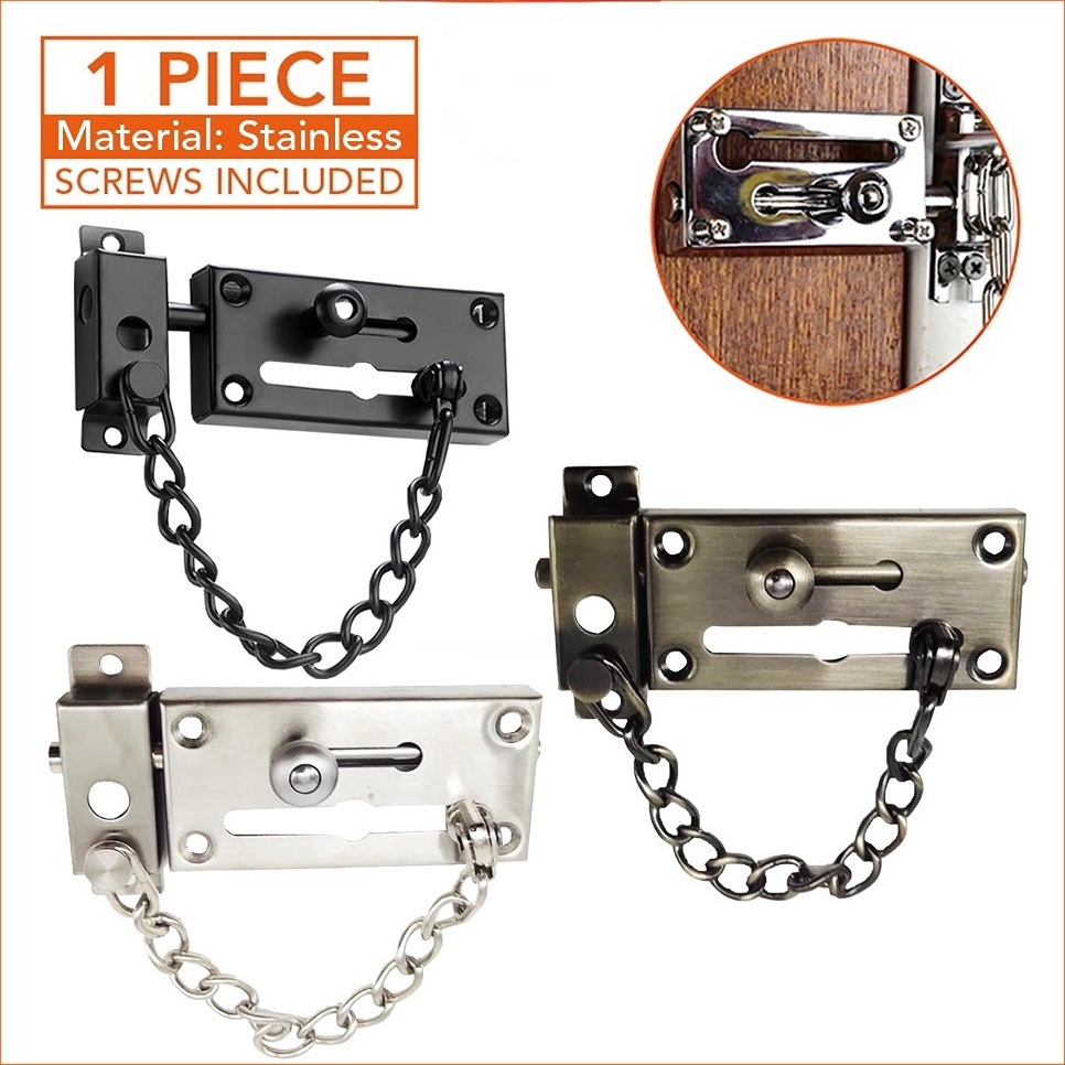Chain Robber Door Chain The interior lock catch is suitable for all door types of bolted door ...