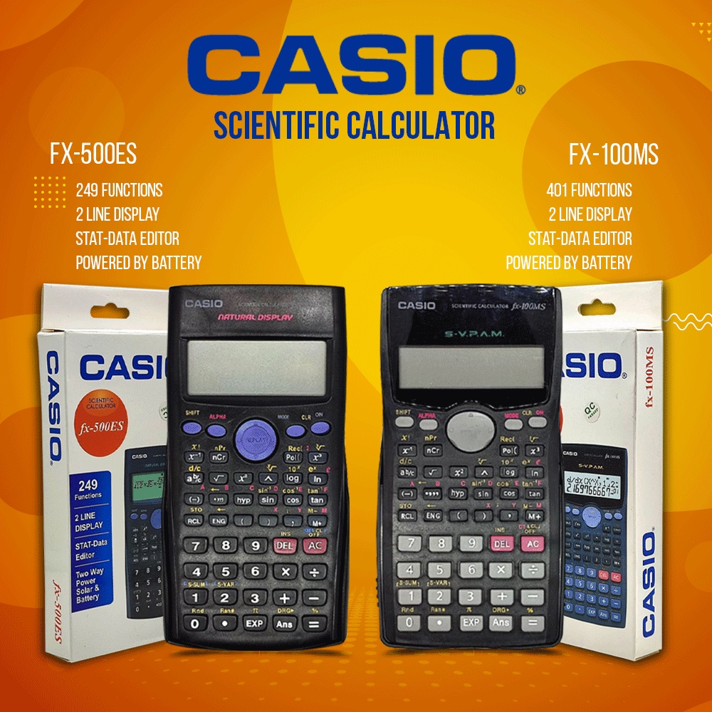 TECHIE 2-Line Engineering Scientific Function Calculator STAT-Data ...