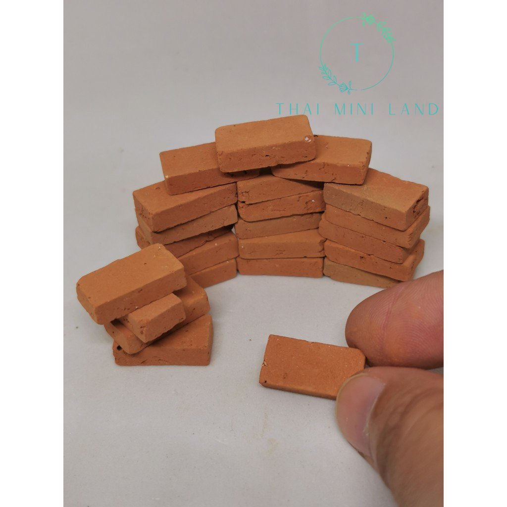 Mini Bricks Cubes Tiny Red For Diorama Chiew Decorations | Shopee ...