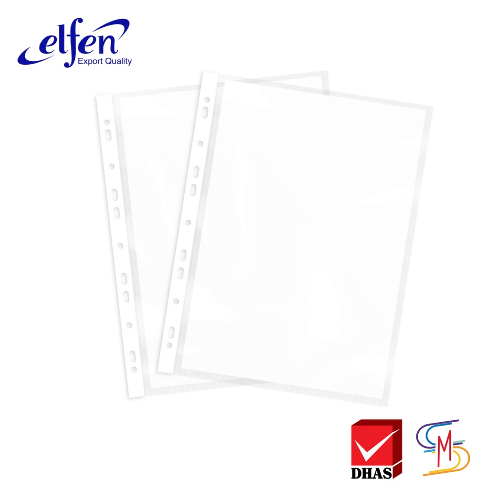 Sent From Thailand X849 Elfen Insert File Folder 11 Holes A4 Size (20 ...