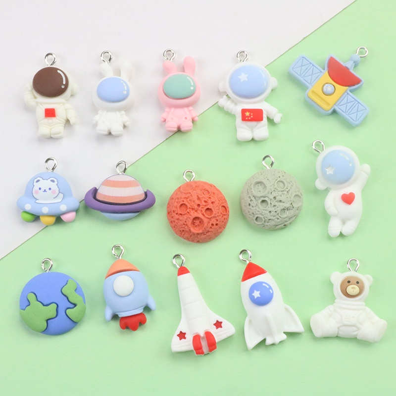 Resin Creative Simulation Space Series Astronaut Rocket Earth Mars ...