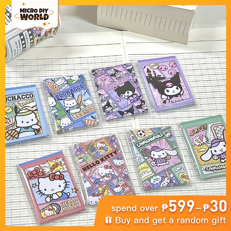Ins New Sanrio Cute Cartoon Sealing Sticker Hand Account Goo Card ...