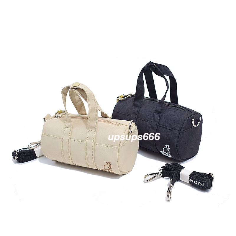 Kangol 3184 Korean Kangaroo Lightweight Mini Cylinder Tote Bag Boston ...