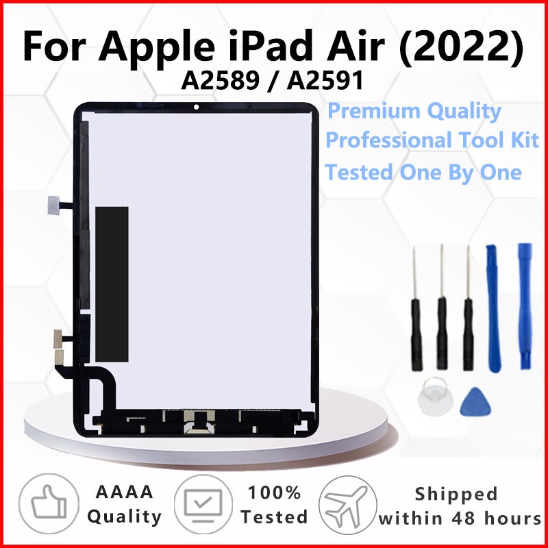 For Apple iPad Air (2022) 5th Gen Touch Screen Digitizer Glass Panel ...