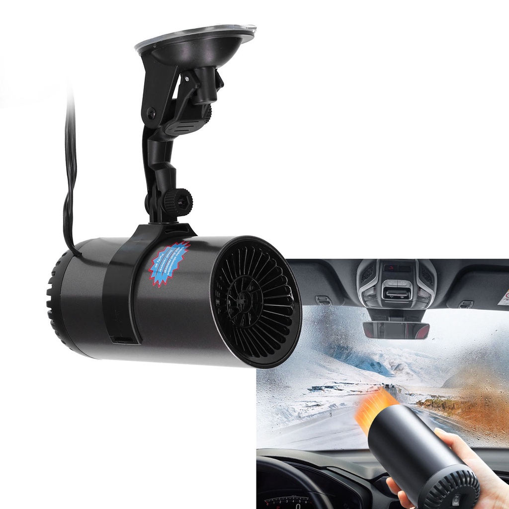 [CSS]Car Heater 2 In 1 Fan 150W 12VDC Portable Defogger Plug And Play ...