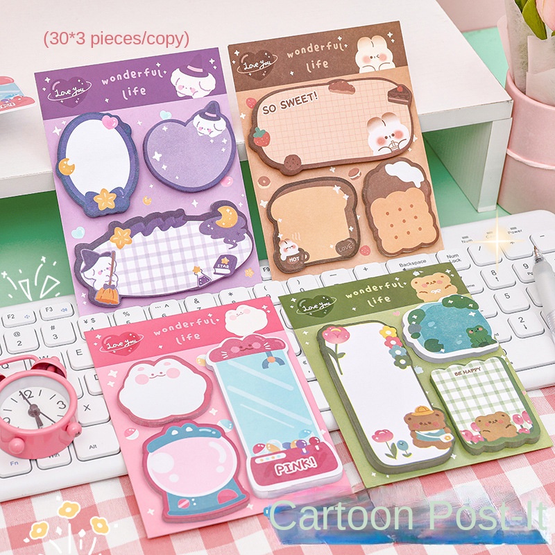 [New Arrival] 60 Cartoon Combination Convenience Sticker Student Cute ...