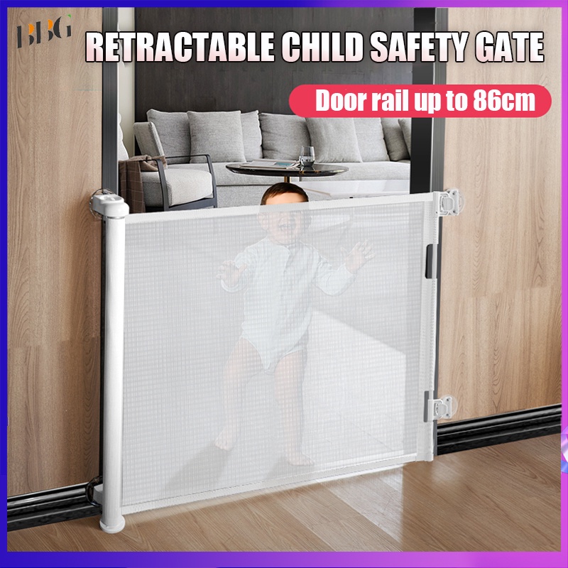 BBG Baby Protection Security Stairs Door Fence for Kids Retractable ...