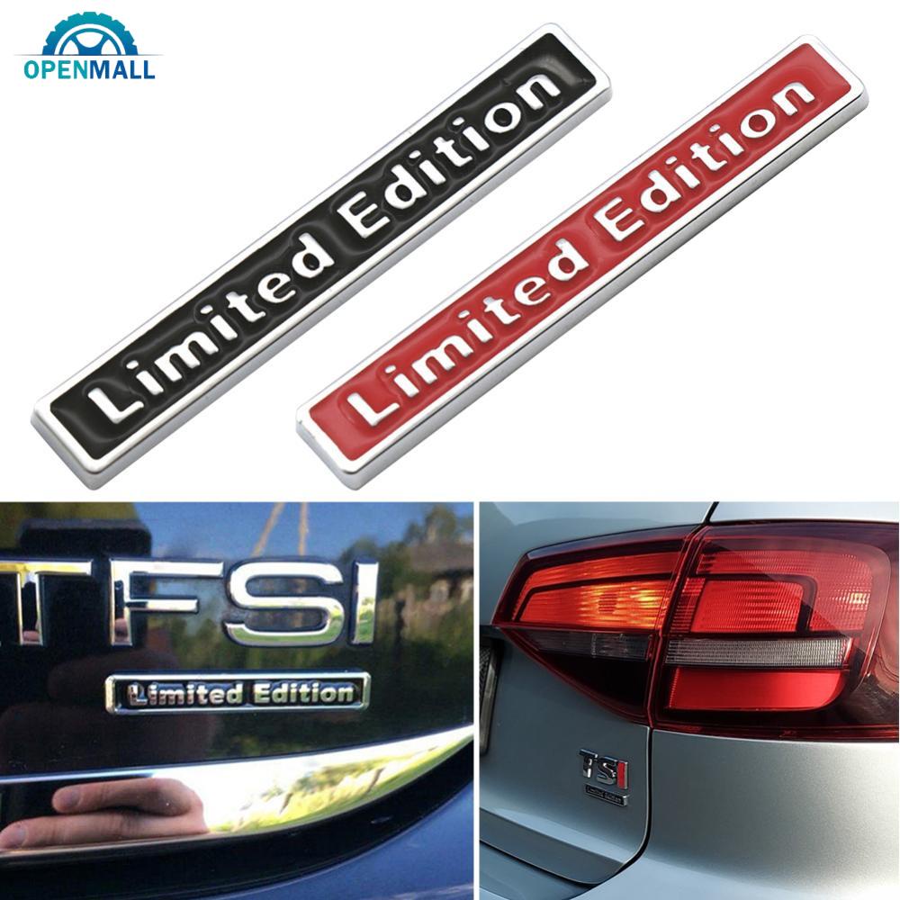 OPENMALL 3D Chrome Metal Sticker Car Styling Limited Edition Emblem ...