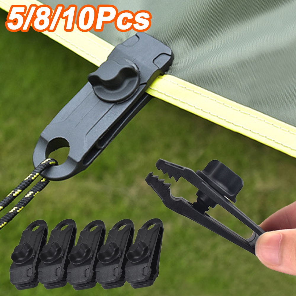 5/10pcs tent clip, sunshade net clip, windproof belt, barb clip, tent ...