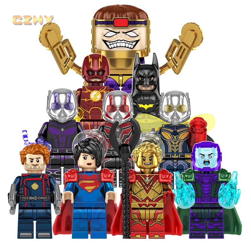 Super Heroes Wasp Stature Flash Adam Warlock Modol Villain Mini Bricks Building Block Figure ...