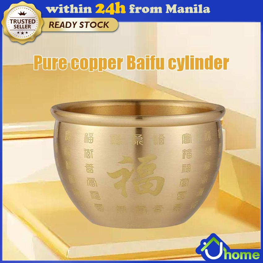 【SOYACAR】Brass Baifu Tank Water Tank Decoration Chinese Feng Shui ...