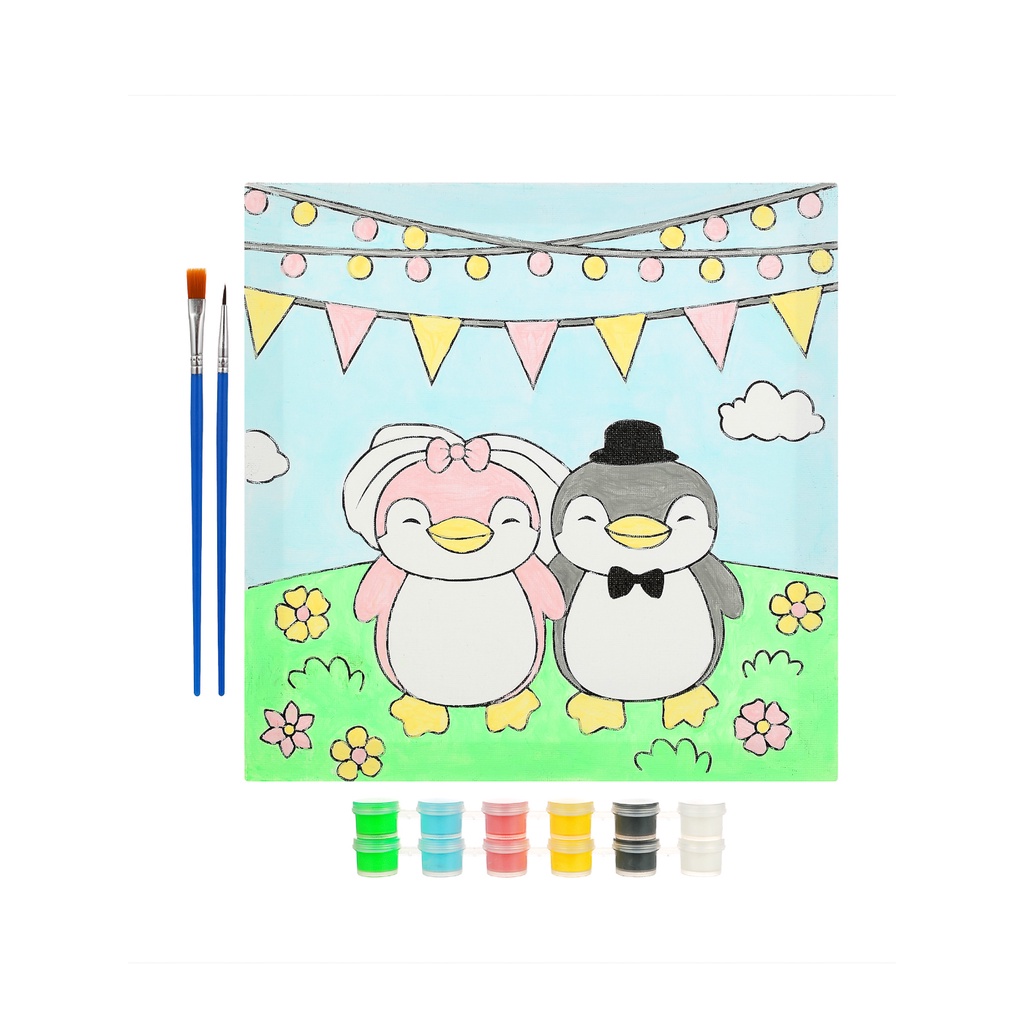 MINISO Coloring Set Wedding Penguins | Shopee Philippines