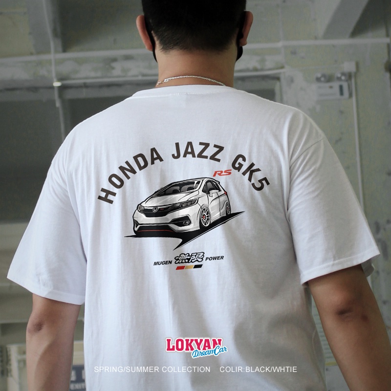 Attitude modified car T-shirt Fit GK5 cartoon cartoon style printing cotton short sleeve ...