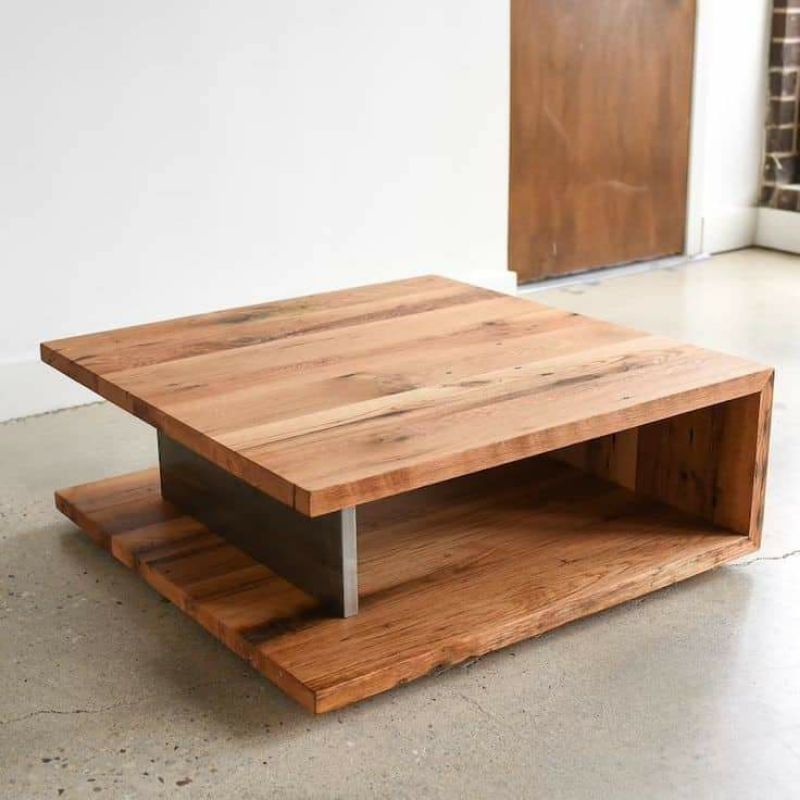 modern coffee table/square open shelf table | Shopee Philippines