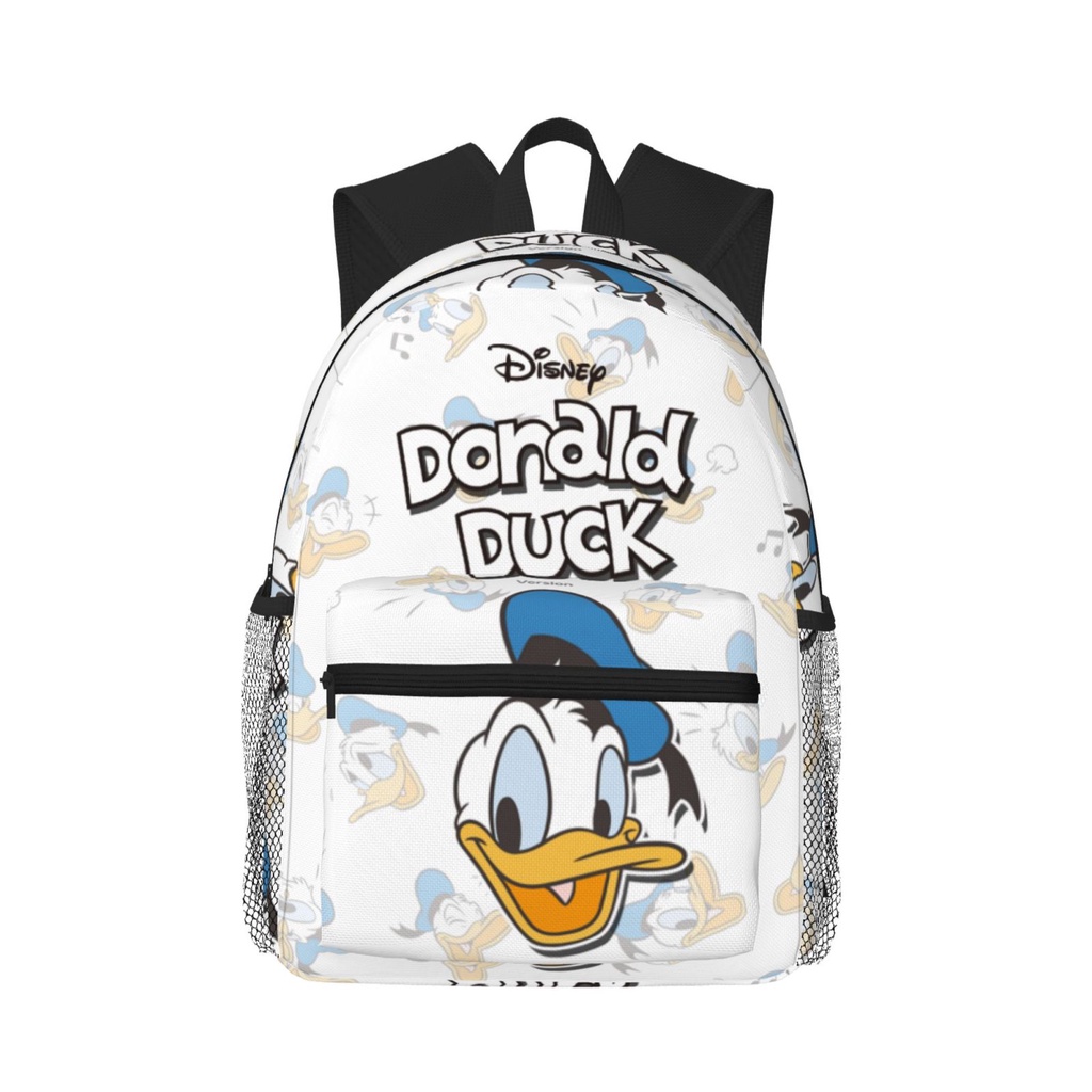 Donald Duck Unisex Backpack Student Canvas School Bag Travel Bag Laptop ...