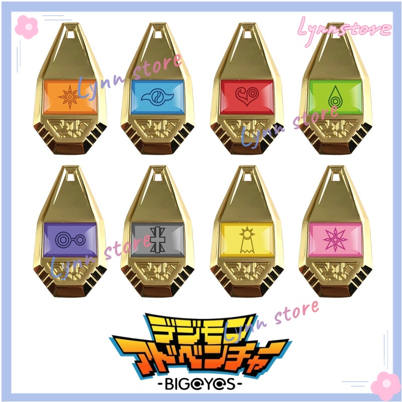 Digimon Adventure Necklace Cartoon Anime Digital Monster Evolution ...