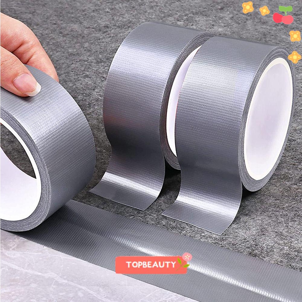 10M/20M Cloth Duct Tape Super Sticky Floor Waterproof Bundles Adhesive ...