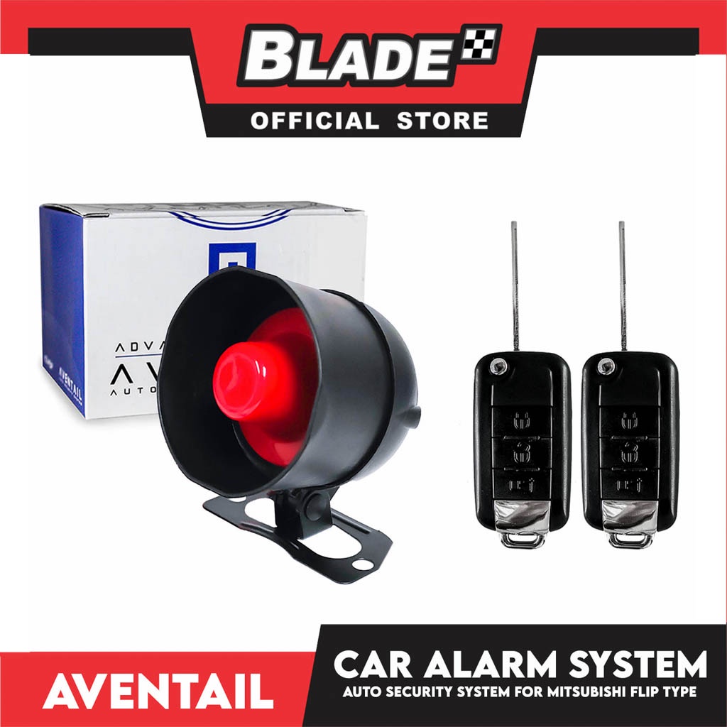 Aventail Car Alarm System Auto Security for Mitsubishi Flip Type ...