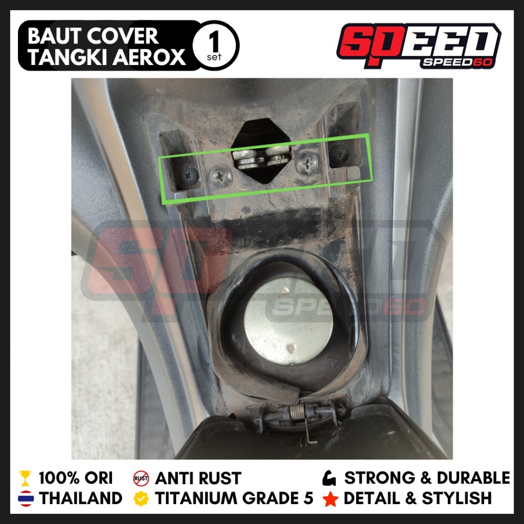 Yamaha Nmax Aerox Tank Cover Bolts Probolt Titanium Bolts Grade 5 ...