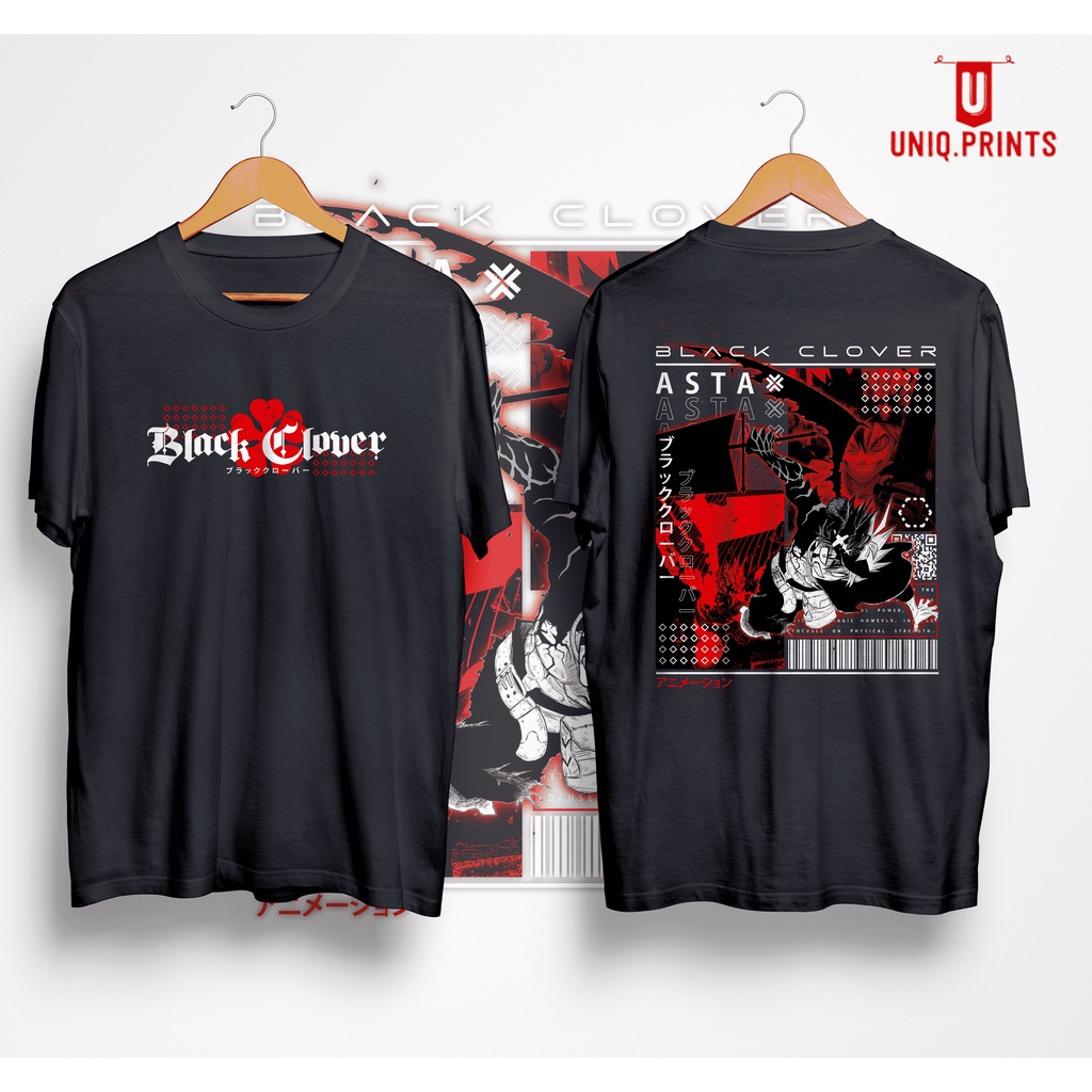 Uniq.prints Anime Shirt Black Clover ASTA Graphic Tshirt Unisex ...