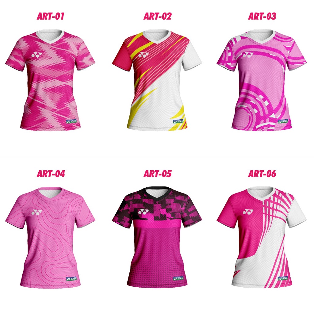 Newest Custom Printing Women's Badminton Sports Jersey Shirt Customhade ...