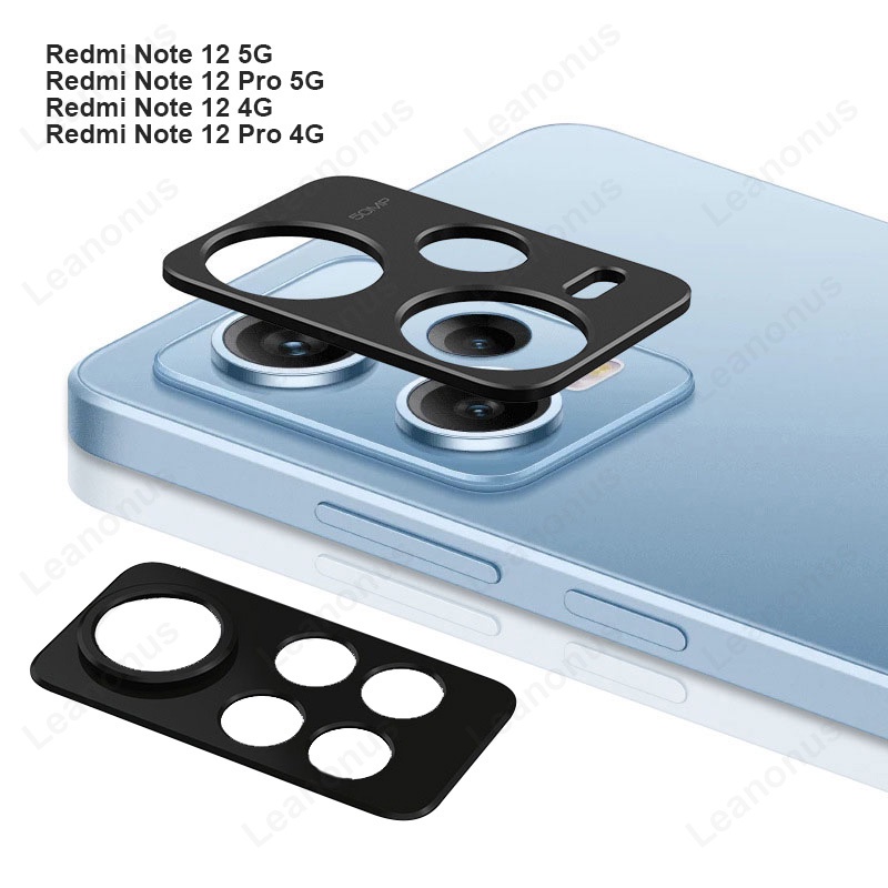 Redmi Note 12 Pro 4G 5G Metal Lens Protector Aluminum Sticker ...