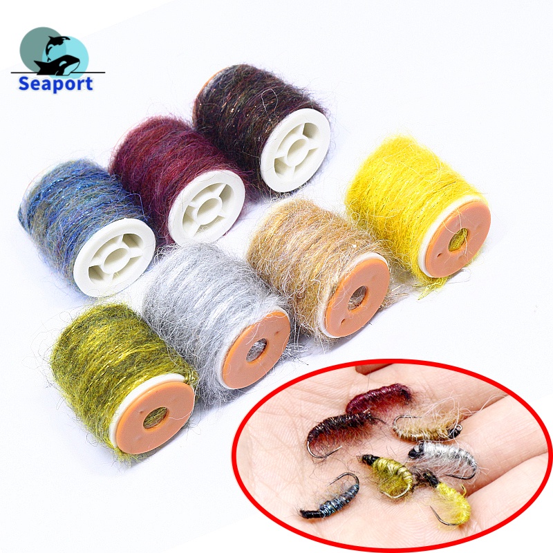 Fly Fishing Tying Material, Dirty Bug Yarn Mottled Dubbing Thread ...