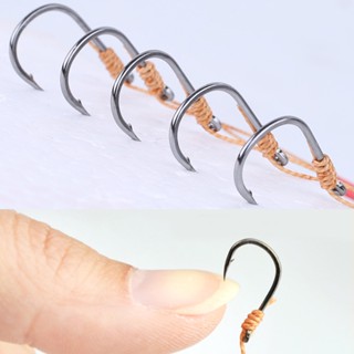 Creekmoon 5 bags High Carbon Steel Fishing String Hook with 5 Single ...